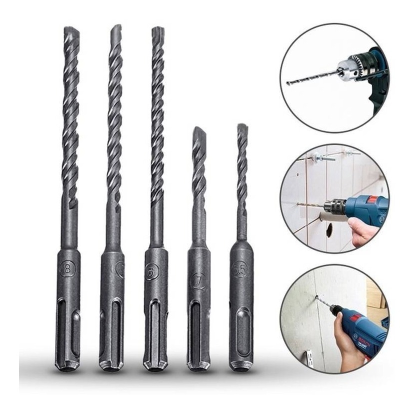 Brocas Sds Plus Widea Jogo 4pçs Engate Rápido 6 8 10 12mm R 120 00