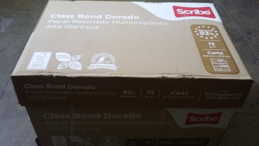 Caja Papel Scribe Bond Carta C 500 75gr 10paquete Facturamos 899 00