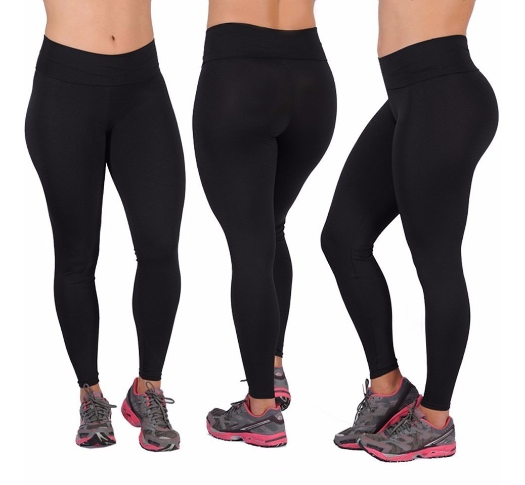 Calças Femininas Calca Legging Lisa Basica Leg Suplex Academia Roupas