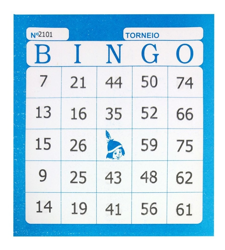 Cartela De Bingo Azul 100 Folhas - 15 Unidades Tamoio - R$ 51,90 em ... Cartela De Bingo Azul 100 Folhas - 15 Unidades Tamoio - R$ 51,90 em ...