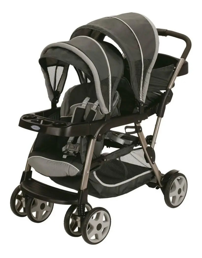 Coche Doble Graco Ready2grow Lx Glacier - $ 1.089.900 en Mercado Libre