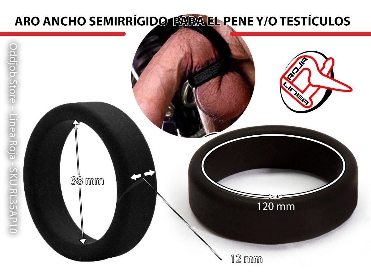 Cockring Anillo En Neopreno Ancho Aro Para El Pene 17 900 En