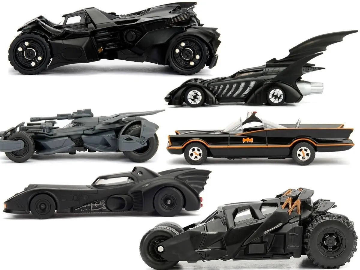 Colección Batimovil X6 Piezas Carro Batman Escala 1 /32 Jada - $ 199. ...
