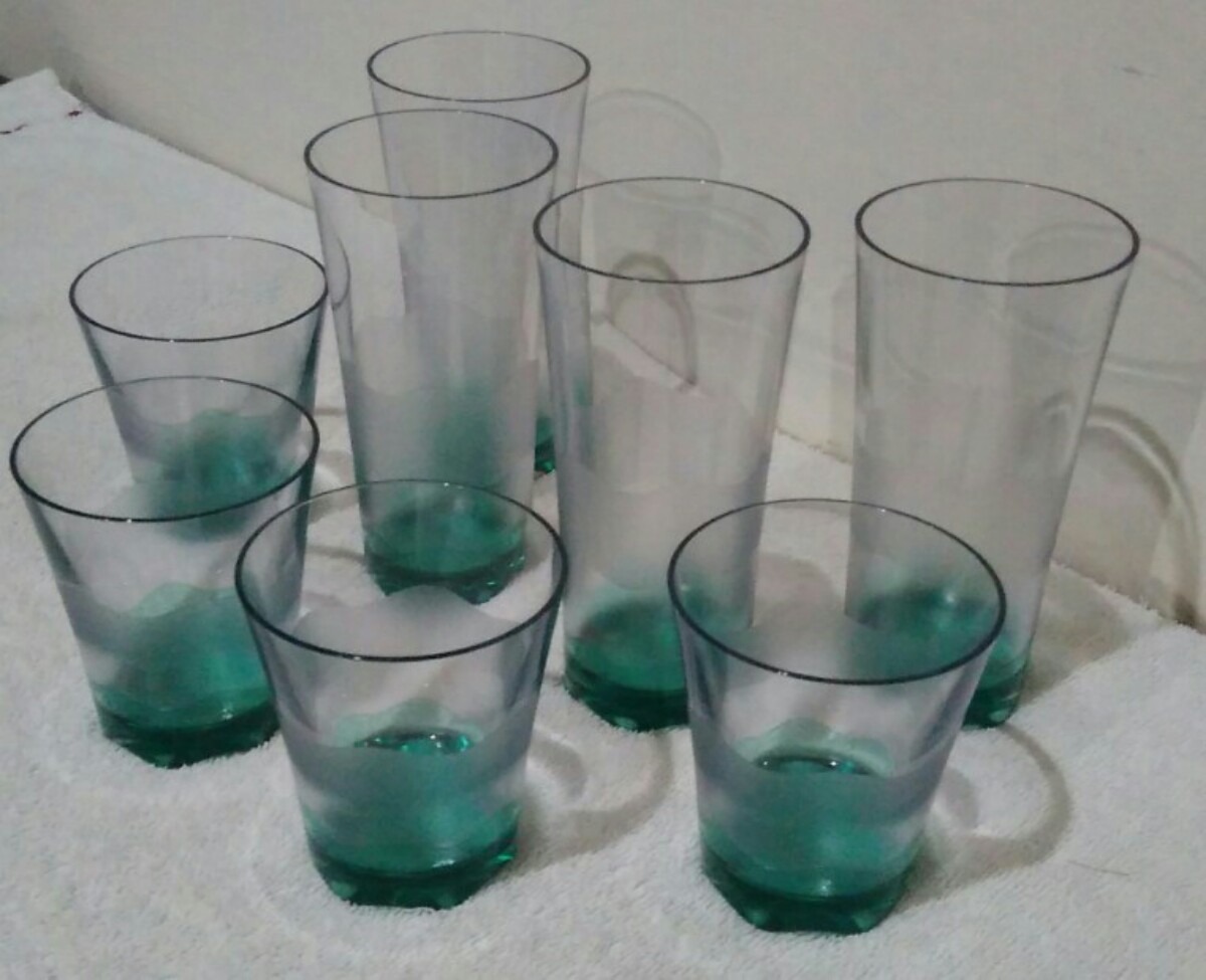 Conjunto De Copos Policarbonato Tupperware - R$ 270,00 em Mercado Livre Conjunto De Copos Policarbonato Tupperware - R$ 270,00 em Mercado Livre