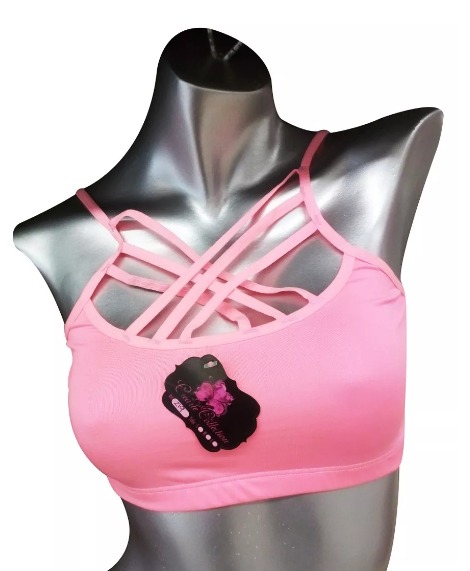 Crop Top De Tiras Tela De Licra Dama Oferta Moda Blusas Dama Bs 2 40