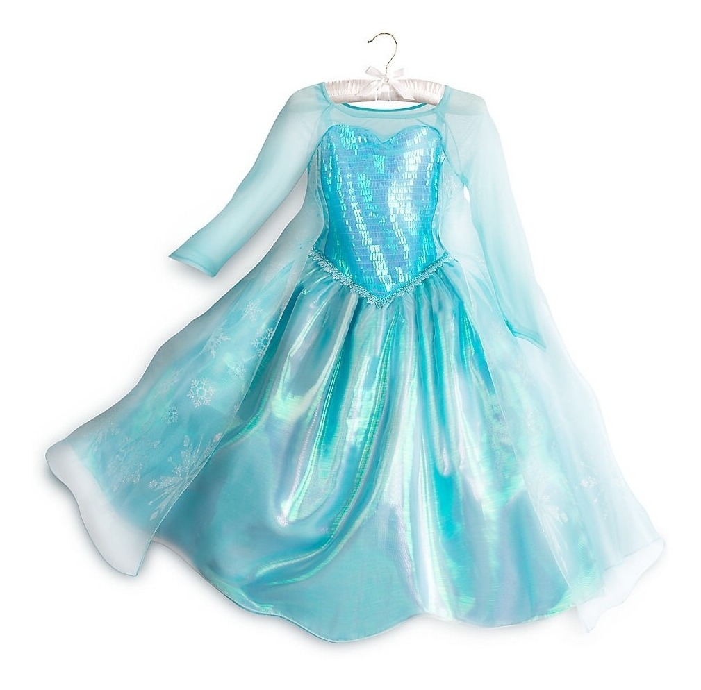 Disfraz Vestido Elsa Frozen 100 Original Disney Store 229900 En Mercado Libre