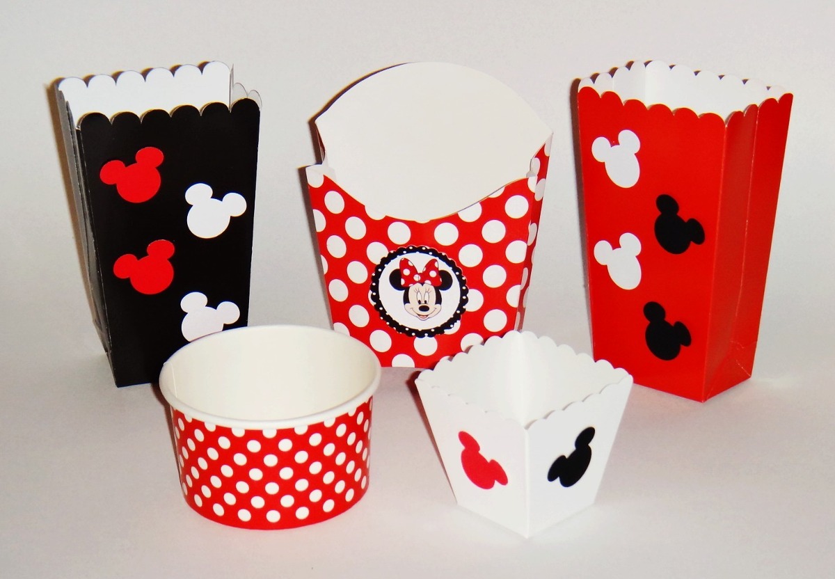 Dulceros Infantiles Mickey Mouse Y Mimi Roja Mesa De Dulces 47900 En Mercado Libre