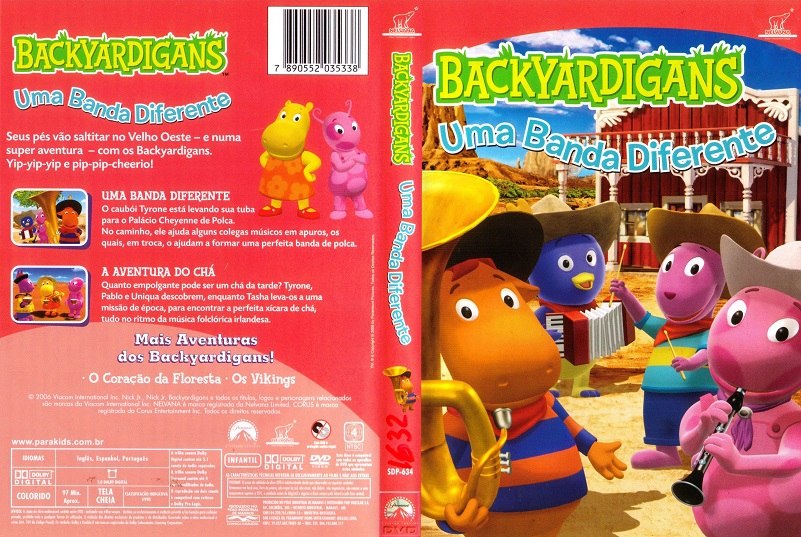 Dvd Backyardigans Uma Banda Diferente - R$ 41,98 em Mercado Livre