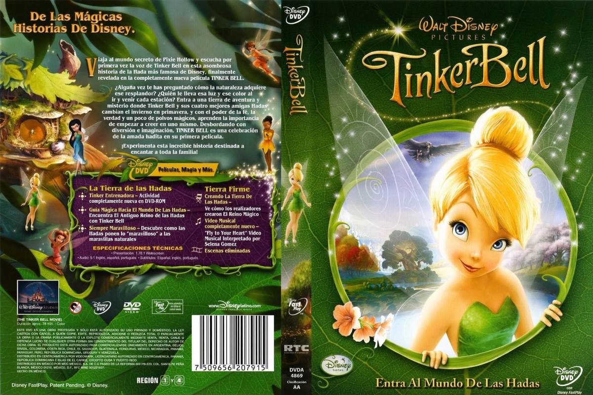 Dvd Tinker Bell Uma Aventura No Mundo Das Fadas Original R 9 90 Em