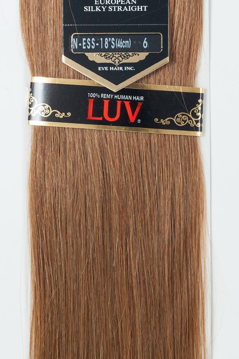 Extension De Cabello Eve Luv Remy 18plg 100 Natural Castaño 127800 En Mercado Libre