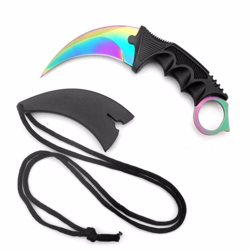 Faca Tatica Karambit Cs Go Rainbow Fade Real Fulltang - R$ 74,90 em ... Faca Tatica Karambit Cs Go Rainbow Fade Real Fulltang - R$ 74,90 em ...