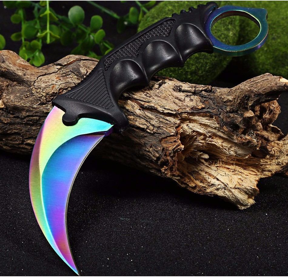 Faca Tatica Karambit Cs Go Rainbow Fade Real Fulltang - R$ 34,25 em ... Faca Tatica Karambit Cs Go Rainbow Fade Real Fulltang - R$ 34,25 em ...