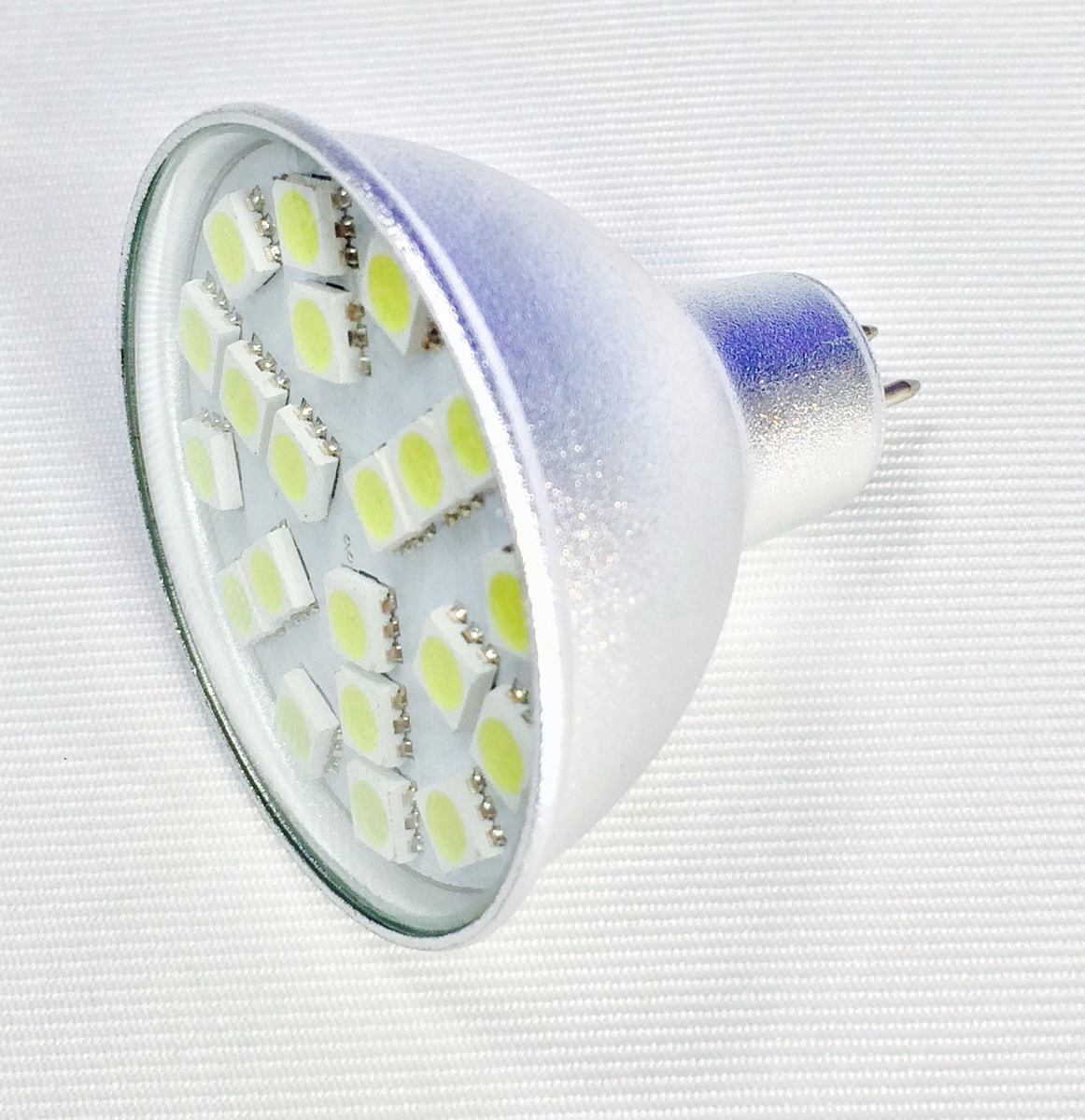 Foco Mr16 Led 3 2w Tipo Dicroico Para Spot La350c 127v 22 00 En