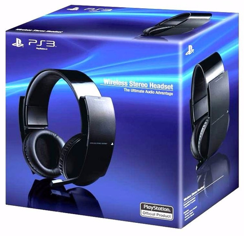 Fone Headset Wireless Stereo Sony 7 1 Pulse Sem Fio Ps3 Zero R 299
