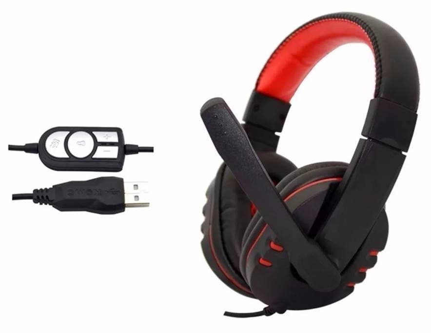 Fone Ouvido Gamer Headset Microfone Usb Pc Note Ps3 Ps4 R 46 99 Em