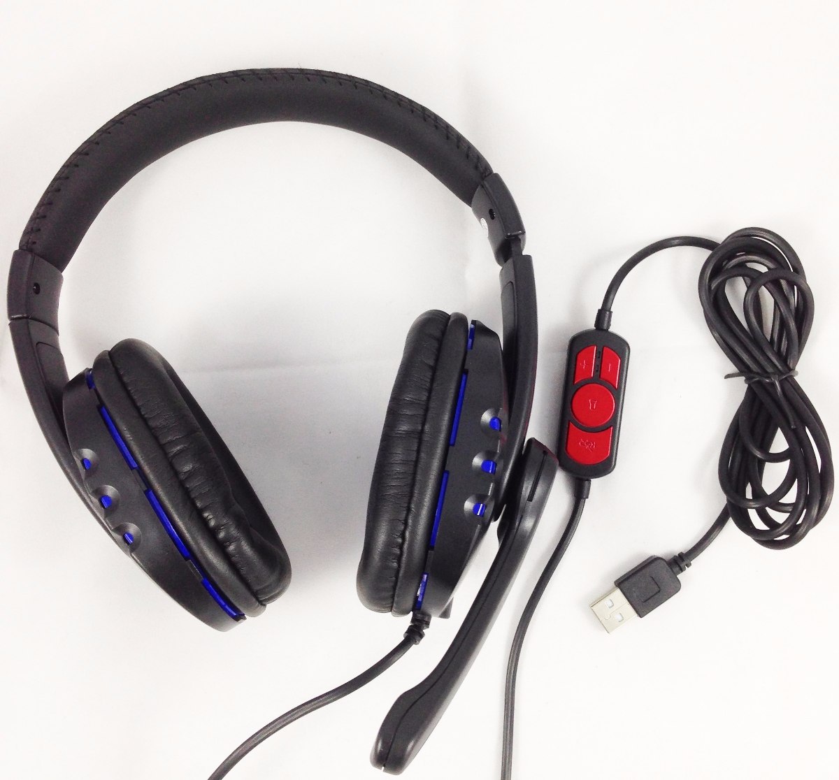 Fone Ouvido Headset Gamer Usb Microfone Pc Note Ps3 Ps4 Q7 R 69 90