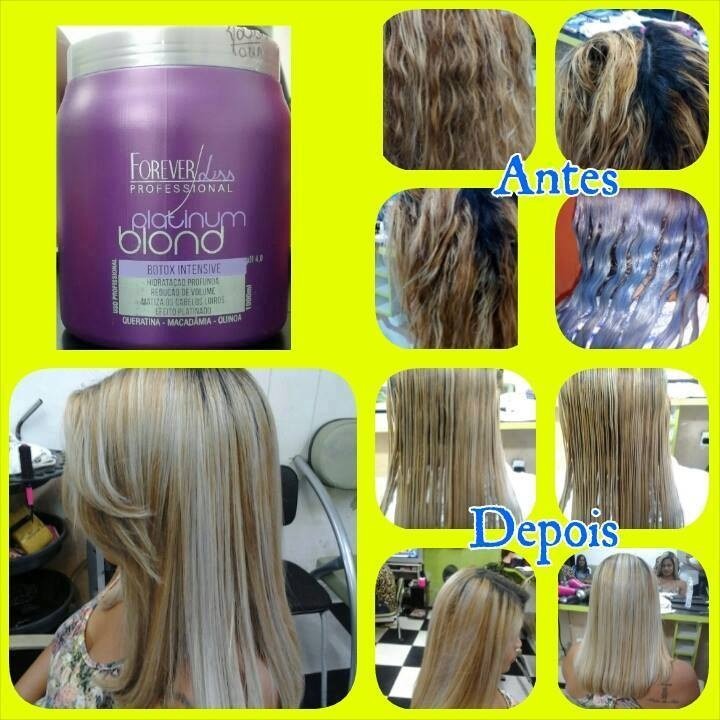 Forever Liss Platinum Blond Botox Matizador Intensive 1kg R 119 90
