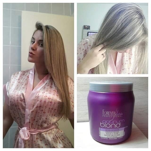 Forever Liss Platinum Blond Botox Matizador Intensive 1kg R 119 90