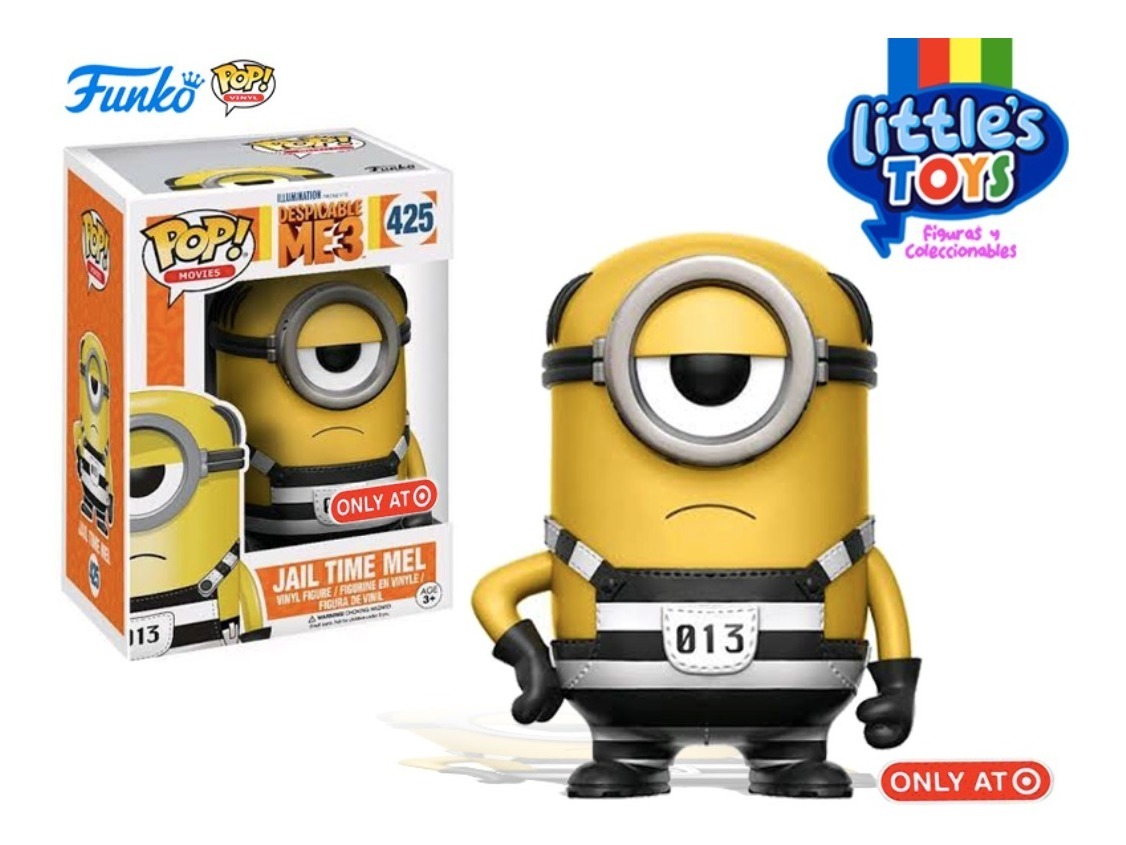 Funko Pop Despicable Me 3 Minion Jail Time Mel #425 Only At - $ 999.00 ... Funko Pop Despicable Me 3 Minion Jail Time Mel #425 Only At - $ 999.00 ...