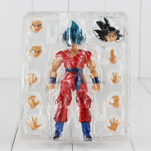 Goku Ssj Blue Dragon Ball Super Figura Articulada 799 00 En Mercado