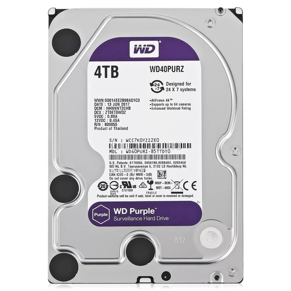 Hd Wd Western Digital Purple 4tb 64mb Sata P/ Dvr Intelbras - R$ 798,00 ... Hd Wd Western Digital Purple 4tb 64mb Sata P/ Dvr Intelbras - R$ 798,00 ...