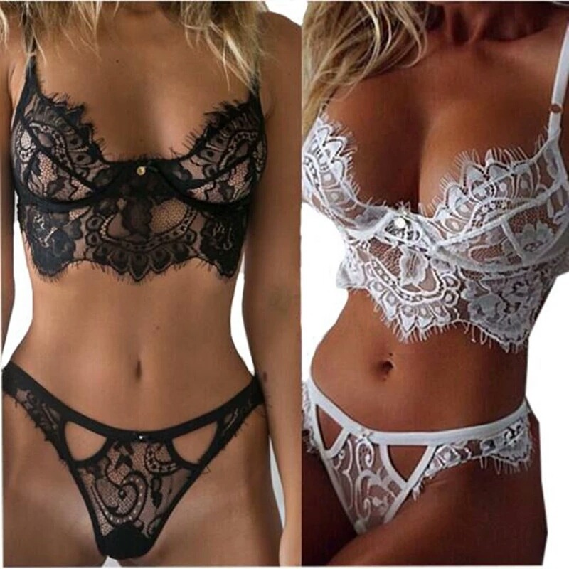 Hermoso Conjunto Bralette Y Calzon Encaje 230 00 En Mercado Libre