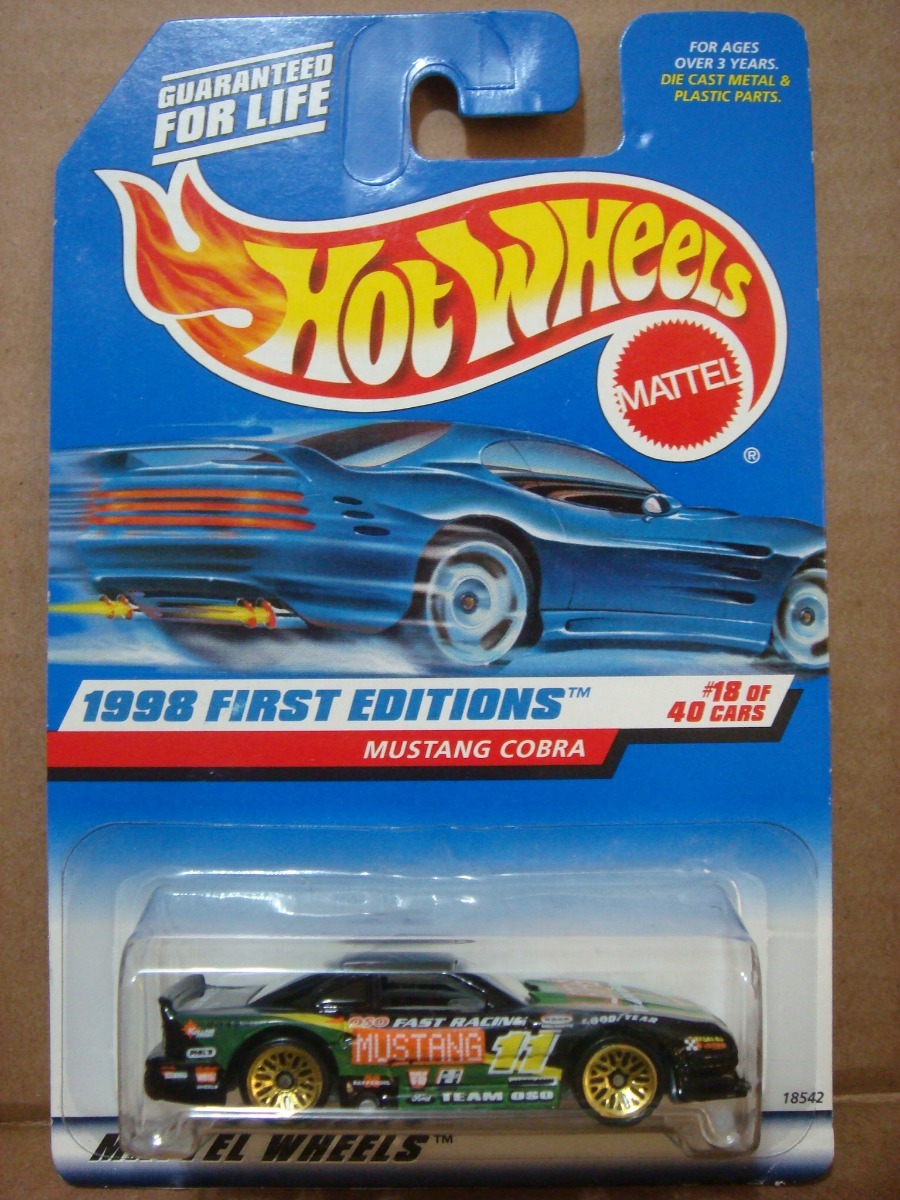 Hot Wheels 1998 Mustang Cobra Collector 665 First Edition 8990 En Mercado Libre