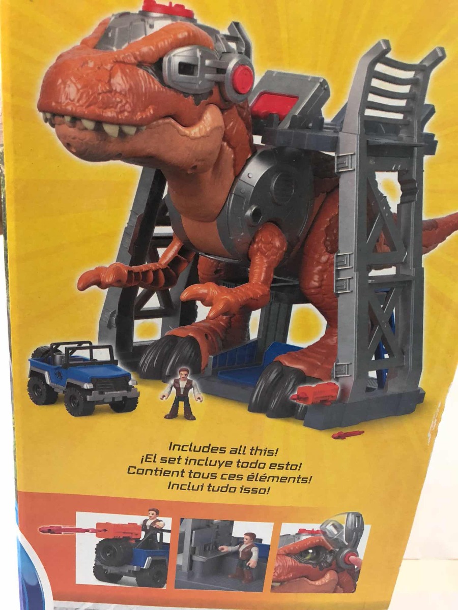 Imaginext Jurassic World T Rex Gigante Con Luz Y Sonido 259000 En Mercado Libre