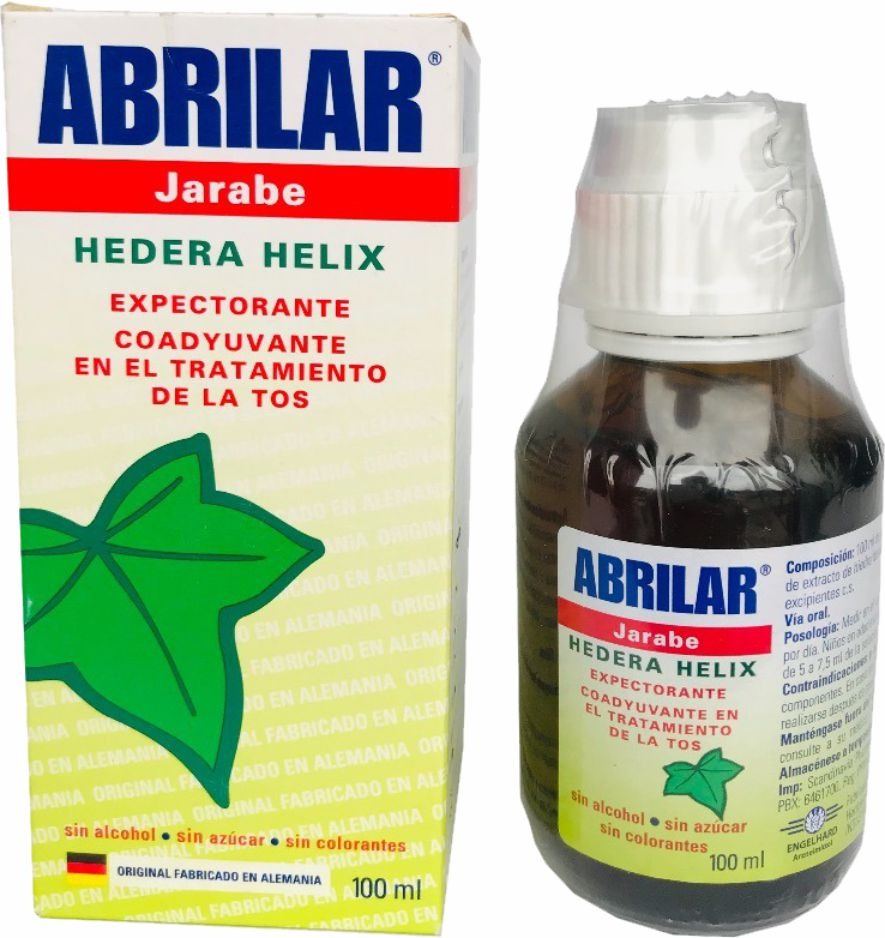 Jarabe Para La Tos Abrilar 100 Ml Formula Alemana 23 000 En