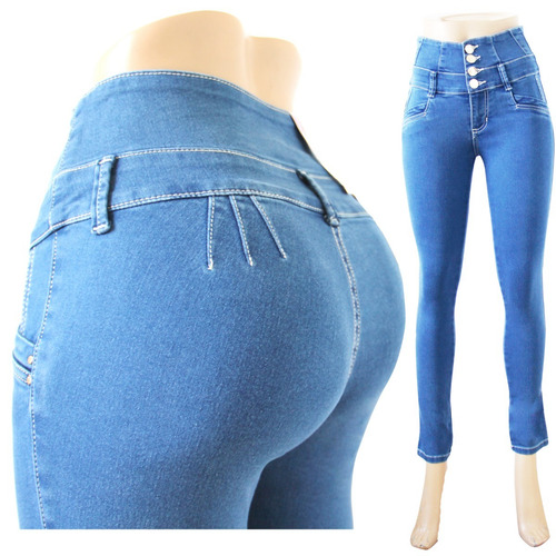 Jean Levanta Cola Pompis Push Up Diseño Colombiano Lucky Cla 326 00