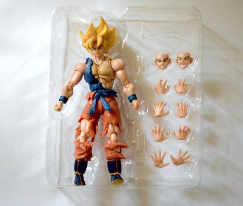 Juguetes De Dragon Ball Z Goku Ssj Figura Articulada 799 00 En