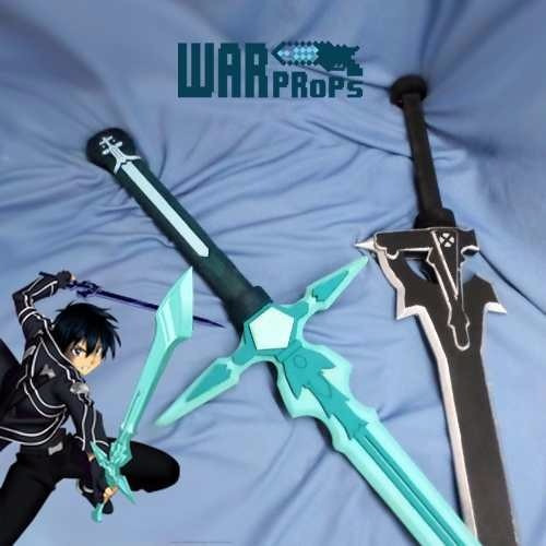 Kirito Par De Espadas Elucidator Y Dark Repulser Tamano Real 42 000