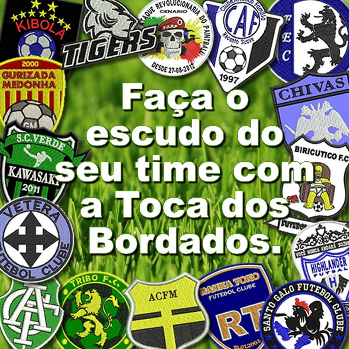 Kit 10 Pçs Patch Bordado Escudo Distintivo Time De Futebol - R$ 120,00 ... Kit 10 Pçs Patch Bordado Escudo Distintivo Time De Futebol - R$ 120,00 ...