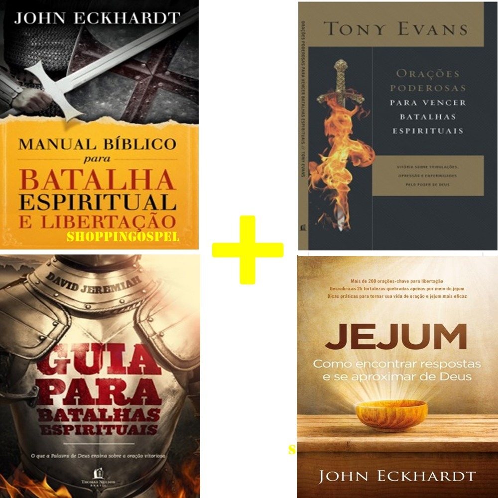 Kit Batalha Espiritual Guia Orações Poderosas Jejum Livro R 120 01