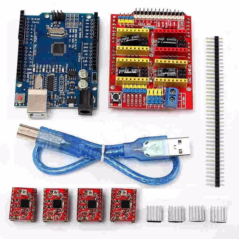Kit Cnc E Impressora 3d Com Arduino R 125 00 Em Mercado Livre