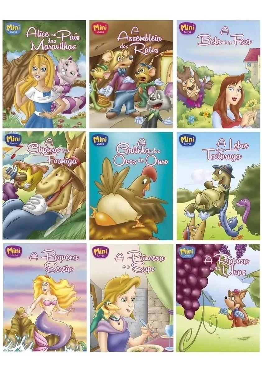 Kit Com 35 Mini Clássicos - Livros Infantil - R$ 54,90 em Mercado Livre Kit Com 35 Mini Clássicos - Livros Infantil - R$ 54,90 em Mercado Livre