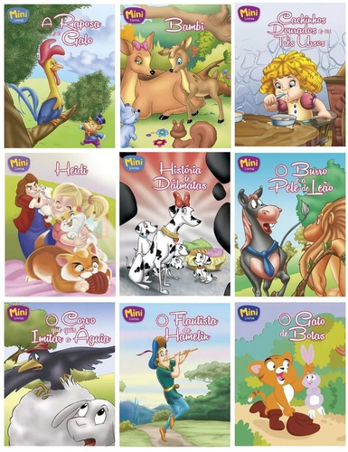 Kit Com 35 Mini Clássicos - Livros Infantil - R$ 54,90 em Mercado Livre Kit Com 35 Mini Clássicos - Livros Infantil - R$ 54,90 em Mercado Livre