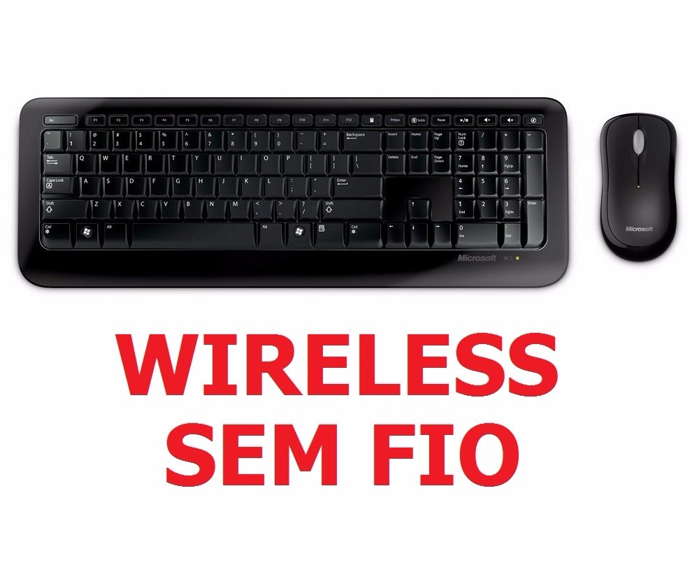 Kit Teclado E Mouse Wireless Microsoft 800 Desktop Sem Fio - R$ 169,00 ... Kit Teclado E Mouse Wireless Microsoft 800 Desktop Sem Fio - R$ 169,00 ...