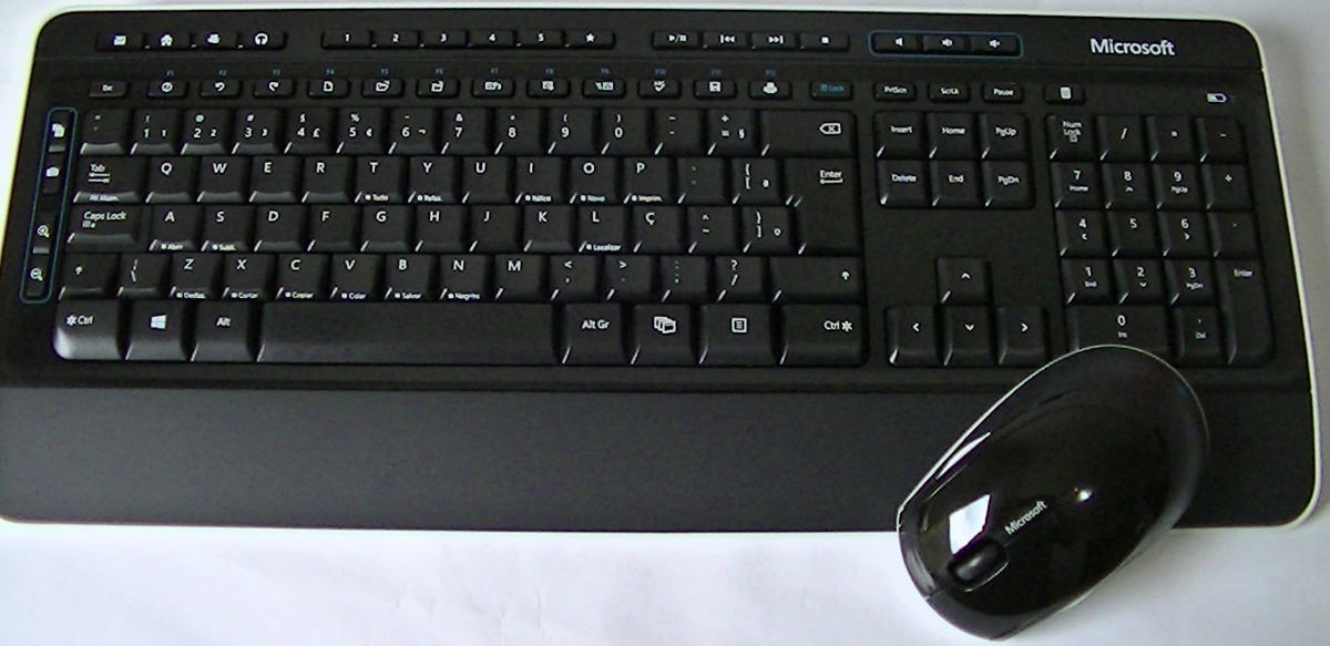 Kit Teclado +mouse Wireless Microsoft Desktop 3000 Bluetrack - R$ 299 ... Kit Teclado +mouse Wireless Microsoft Desktop 3000 Bluetrack - R$ 299 ...