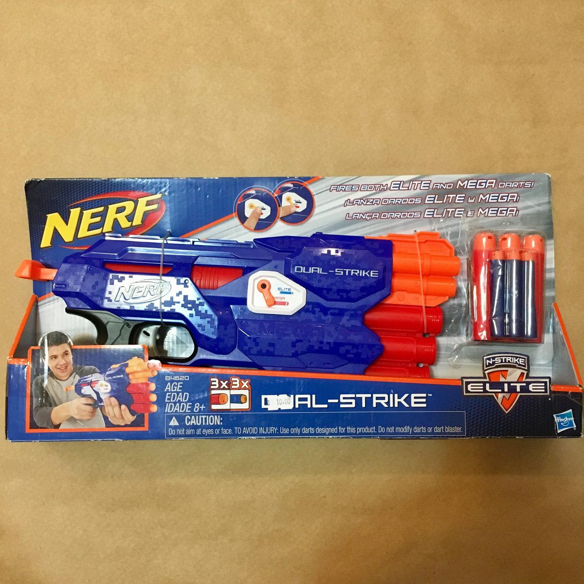 Lançador Nerf N-strike Elite Mega - Dual-strike - Hasbro - R$ 120,00 em ... Lançador Nerf N-strike Elite Mega - Dual-strike - Hasbro - R$ 120,00 em ...