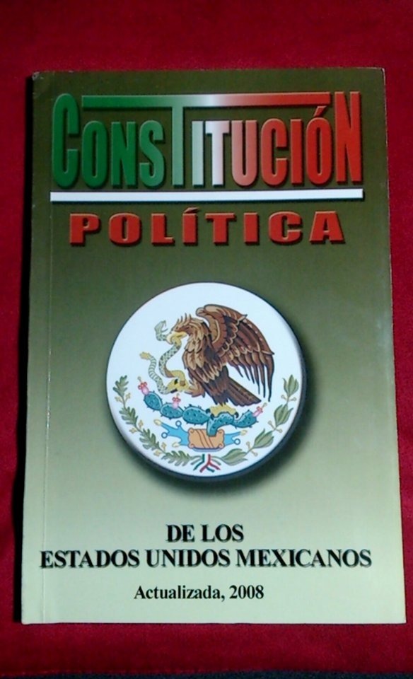 Libro Constitucion Politica De Los Estados Unidos Mexicanos 250 00