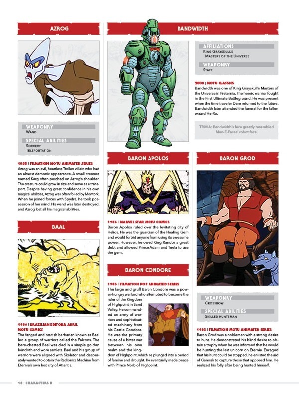 Libro He Man And The Masters Of The Universe Character Guide - $ 1,199. ...