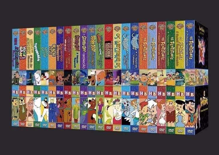 Linda Coleção Hanna Barbera 43 Box 154 Dvds Lindo Box R 799 00 Em