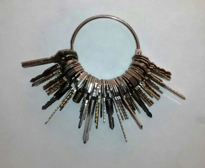 Llavero Organizador De Llaves Aro Metalico - $ 49.00 en Mercado Libre