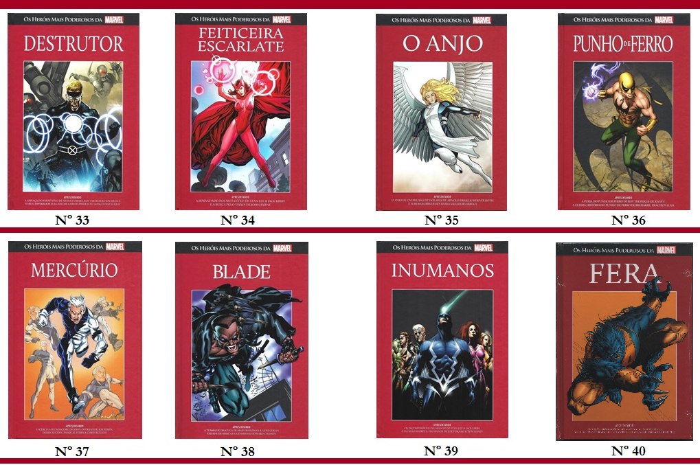 Marvel Salvat Capa Vermelha Os Heróis Poderosos Da Marvel R 35 00