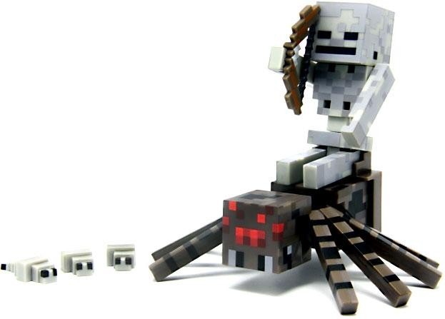 Minecraft Mini Figuras Spider Jockey Em Estoque No Brasil R 79 99