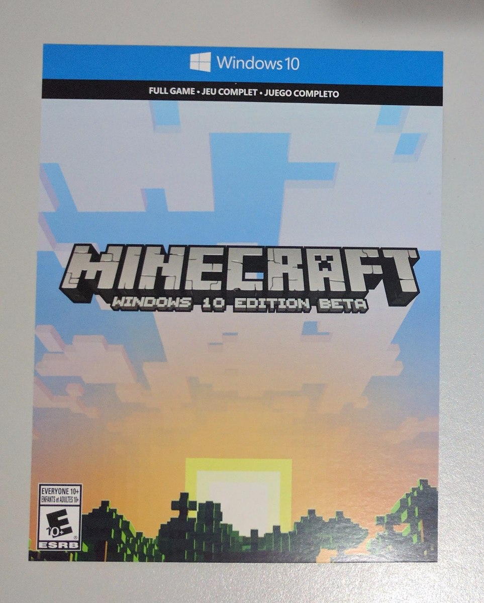 Minecraft Windows 10 Edition Beta - Código 25 Digital Cd Key - R$ 44,99 ... Minecraft Windows 10 Edition Beta - Código 25 Digital Cd Key - R$ 44,99 ...
