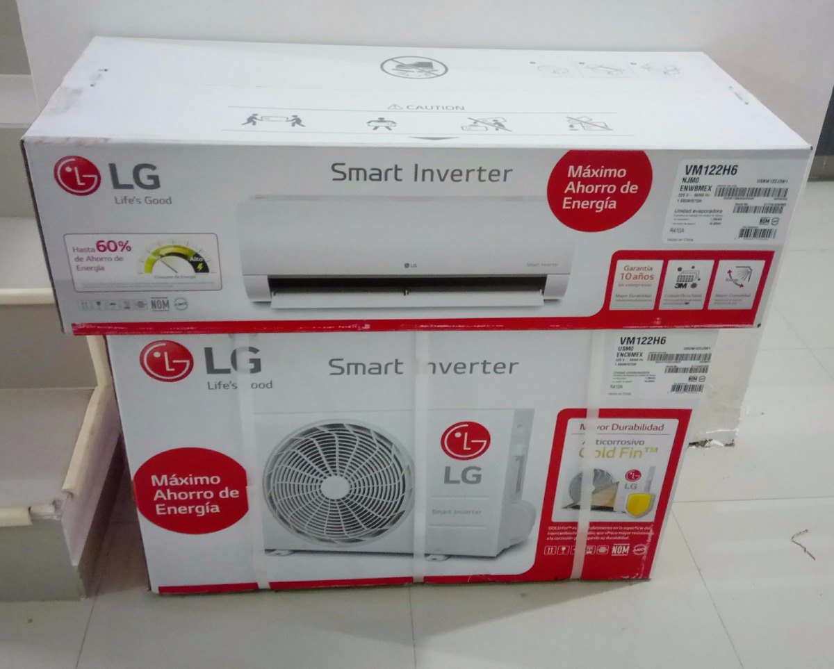 Minisplit Lg Smart Inverter 1 Tonelada 12000btu Vm122h6 11 990 00