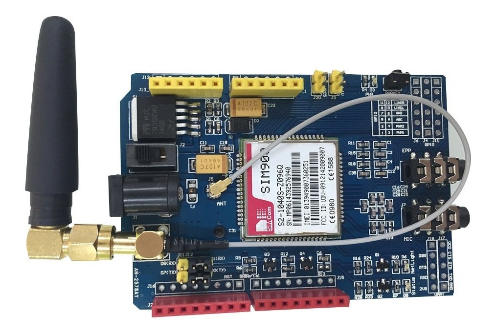 Gsm Modem Sim 900 Sim 300 Arduino Electronics Project