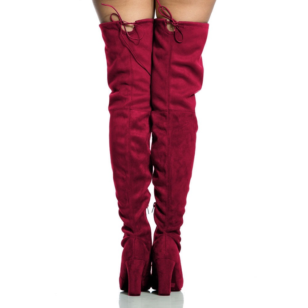Venta Botas Para Mujer Arriba De La Rodilla En Stock